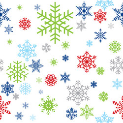 Seamless christmas wrapping paper pattern Vector Image