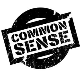 Common sense rubber stamp Royalty Free Vector Image