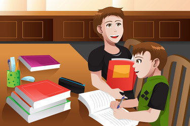 Do Homework Cartoon Vector Images (over 620)