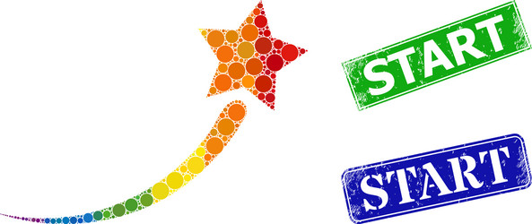 Rainbow Rocket Vector Images (over 720)