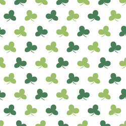 Abstract beautiful clover leaves garden seamless Vector Image