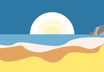 Abstract shore background Royalty Free Vector Image