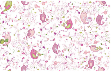 Seamless cute pattern of butterflies Royalty Free Vector
