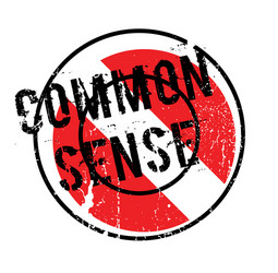 Common sense rubber stamp Royalty Free Vector Image