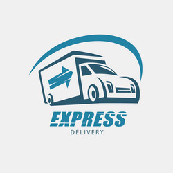 Delivery and shipping service logo template Vector Image