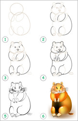 Page shows how to learn step by step to draw a Vector Image