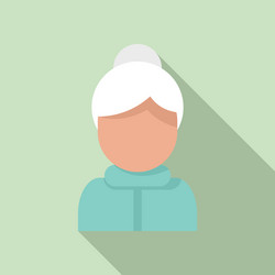Grandma icon outline age generation Royalty Free Vector