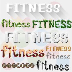 Fitness Font Vector Images (over 4,400)