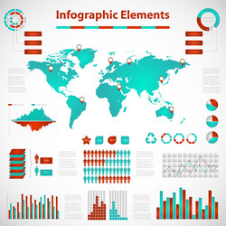 Infographics concept background to display your Vector Image