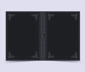 Vintage book layouts from creative design Vector Image