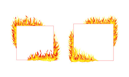 Flame Frame Vector Images (over 10,000)