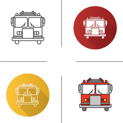 Logo for fire engine Royalty Free Vector Image