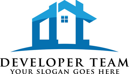 Developer team logo designs dt initial name Vector Image