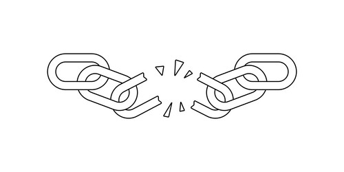 Broken Chain Drawing