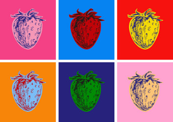 Andy Warhol Pop Art Fruit