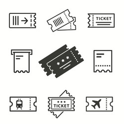 Admit one pink ticket Royalty Free Vector Image