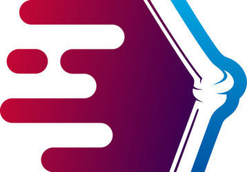 Pixel bone logo template creative bone logo Vector Image