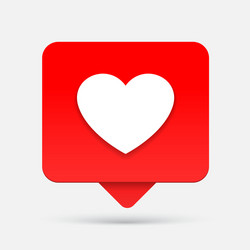 Share like comment icon button social notification