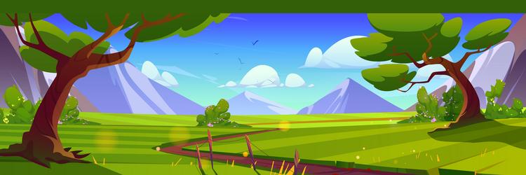 Grass Sky Cartoon Background Vector Images (over 18,000)