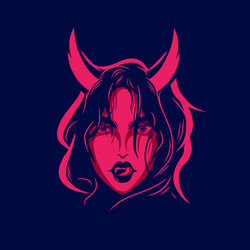 Demon Girl Vector Images (over 2,800)