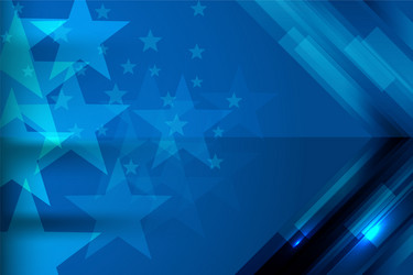 American blue patriotic background Royalty Free Vector Image