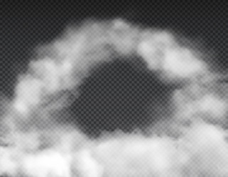 Transparent set of cloud Royalty Free Vector Image