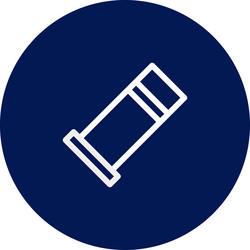 Bullet icon rounded blue white colour military Vector Image