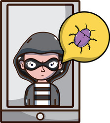 Threat Cartoon Cybersecurity Vector Images (over 330)
