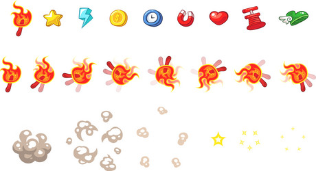 Heart Sprite Sheets Vector Images (38)