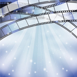 Retro Film Background with Stars Royalty Free Vector Image