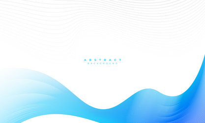 Simple blue background flat gradation wavy Vector Image