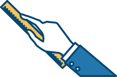 Hand with ruler Royalty Free Vector Image - VectorStock