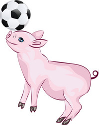Pig Football Vector Images (over 100)