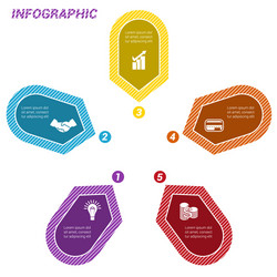 5 Point Infographic Vector Images (over 720)
