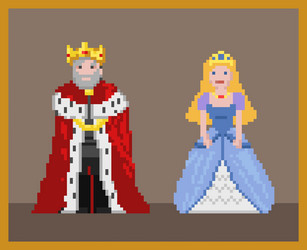 Pixel King Vector Images (over 480)