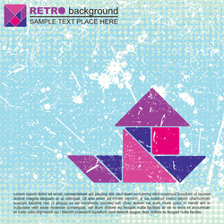 Tangram ship Royalty Free Vector Image - VectorStock