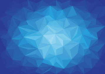 Abstract blue triangle polygon pattern luxury Vector Image