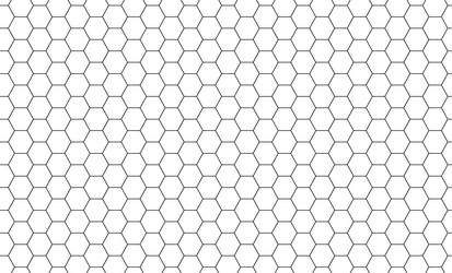 Hexagon seamless pattern honeycomb background Vector Image