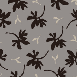 Masculine floral pattern with organic Royalty Free Vector