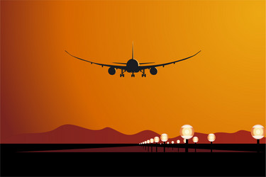 Boeing 787 dreamliner Royalty Free Vector Image