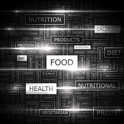 Food Word Collage Vector Images (over 110)