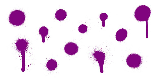 Spray painted texture paint splatter dots Vector Image