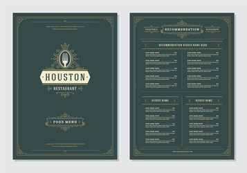 Restaurant Menu Borders Vector Images (over 5,500)