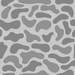 Octagon camouflage seamless pattern white gray Vector Image