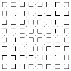Design seamless monochrome grating pattern Vector Image