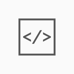 Code icon Royalty Free Vector Image - VectorStock