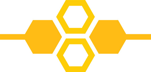 Honeycomb logo Royalty Free Vector Image - VectorStock