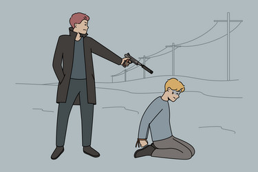 Maniac killer Royalty Free Vector Image - VectorStock