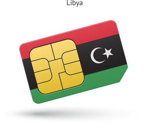 Flags of republic of haiti and libya on a white Vector Image