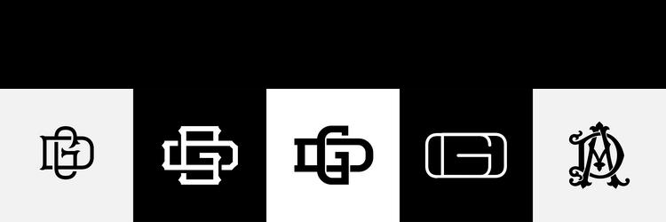 Gd Monogram Vector Images (over 2,000)